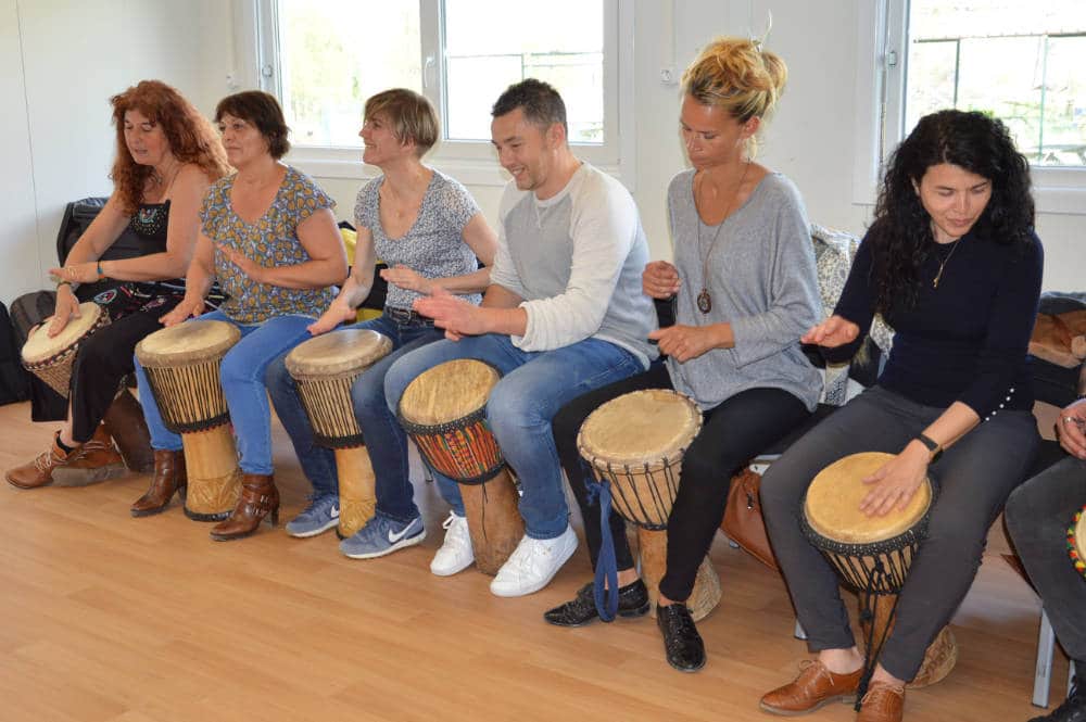 team building musical > atelier percussions en Provence